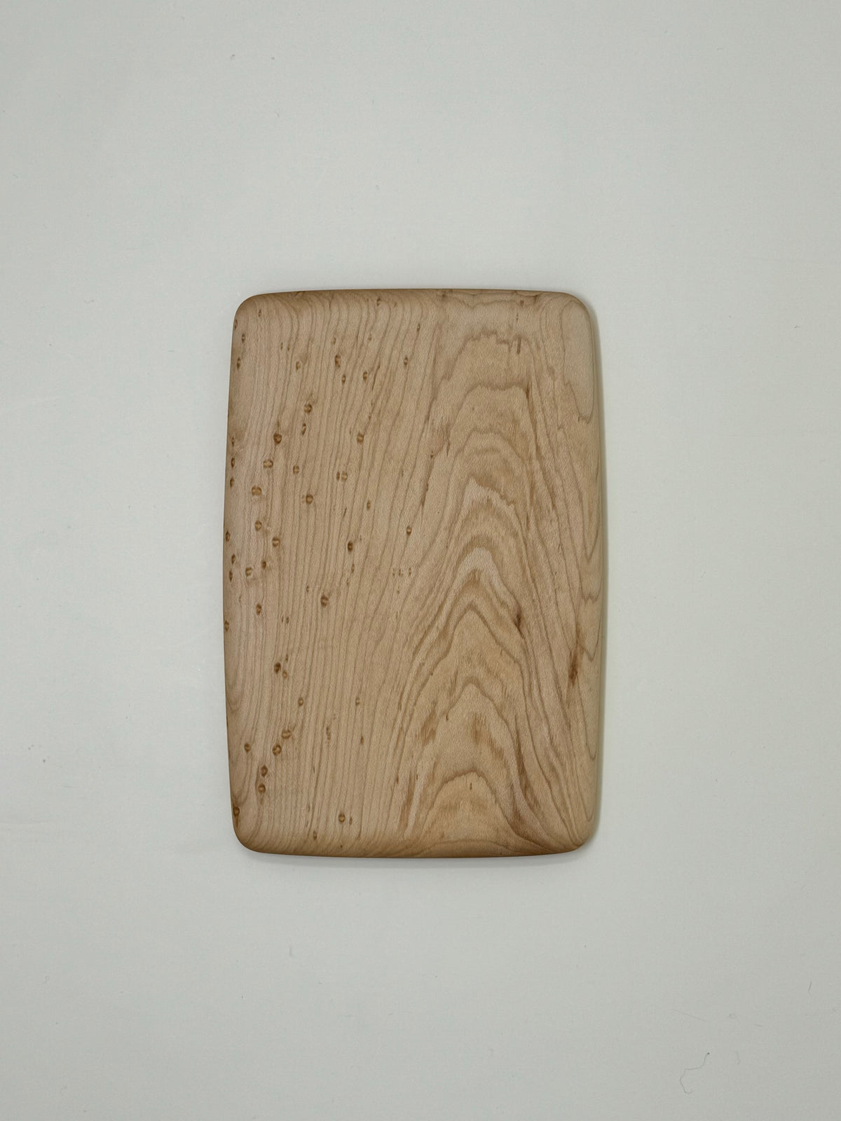 Bird's-eye Maple Pate Board — TANGERINE